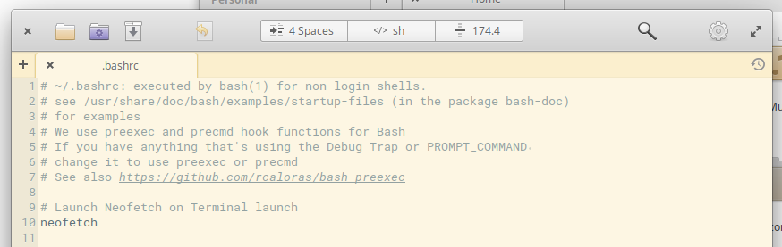 How to launch Neofetch each time you launch a Terminal window ...